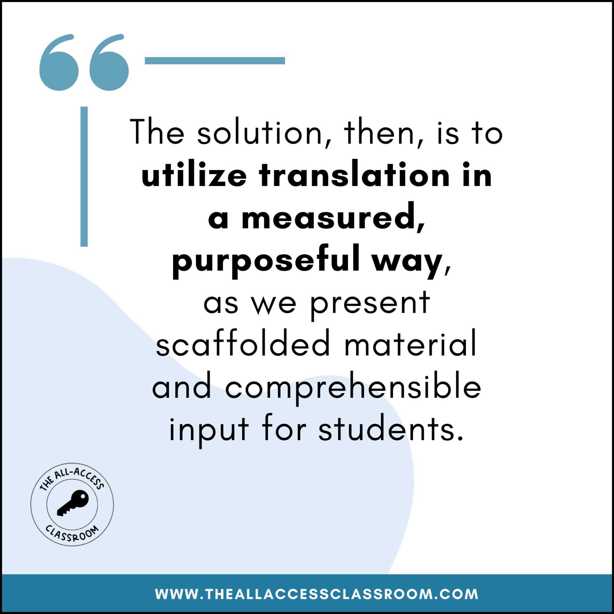 Supporting Multilingual Learners with Translation: What's the Right ... Supporting Multilingual Learners with Translation: What's the Right ...